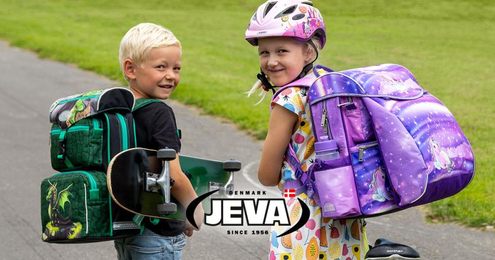Schoolbags from JEVA for boys & gilrs in 0-5th grade