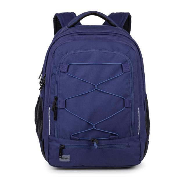Dark blue backpack for school and leisure, Indigo SURVIVOR by JEVA