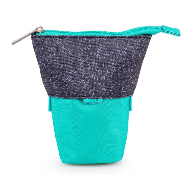Turquoise pencil case: Furry Friend SNAP from Danish JEVA
